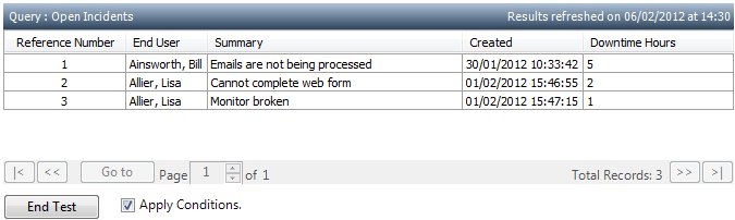 Creating criteria for your query